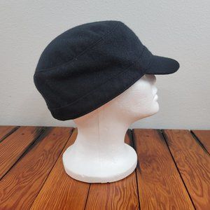 REI | Accessories | Rei Coop Womens Wool Blend Cadet Hat Black Leaf ...